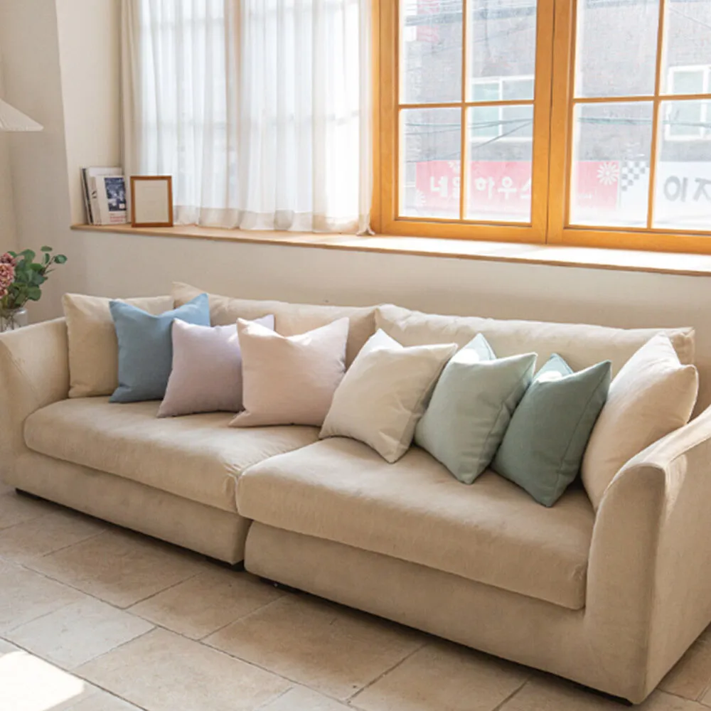 리버블 라파엘 솔리드쿠션&방석커버 45x45 - 감도 깊은 취향 셀렉트샵 29CM