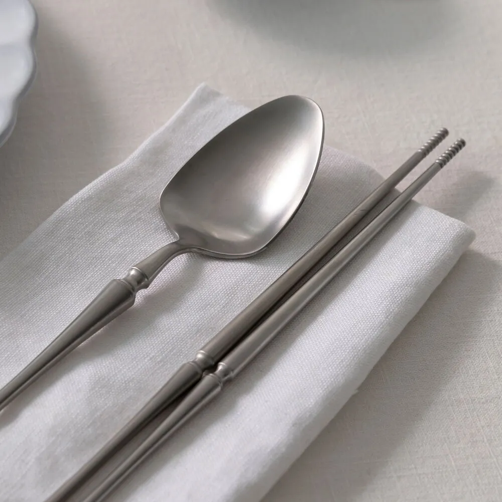 블랑 수저세트 한식기 2인세트 (총4P) - 감도 깊은 취향 셀렉트샵 29CM