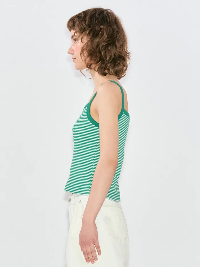SUMMERLY SLEEVELESS TOP green - 감도 깊은 취향 셀렉트샵 29CM