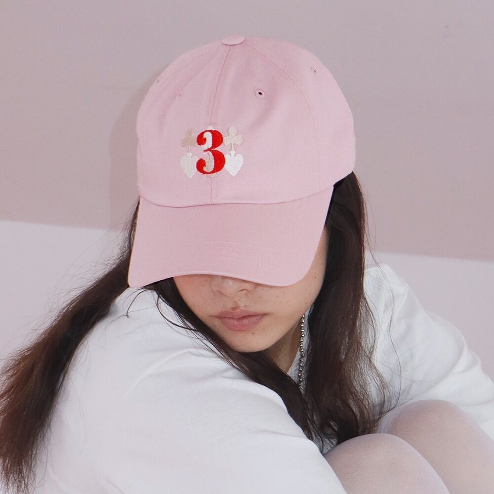 Tri Triple Logo ball cap Pink - 감도 깊은 취향 셀렉트샵 29CM