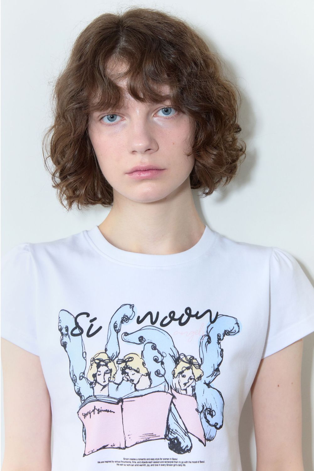 Sinoon Angel Puff T-Shirt (White) - 감도 깊은 취향 셀렉트샵 29CM