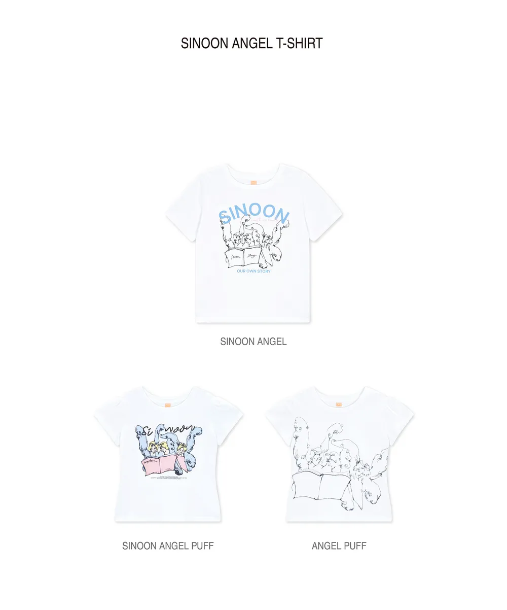 Angel Puff T-Shirt (White) - 감도 깊은 취향 셀렉트샵 29CM