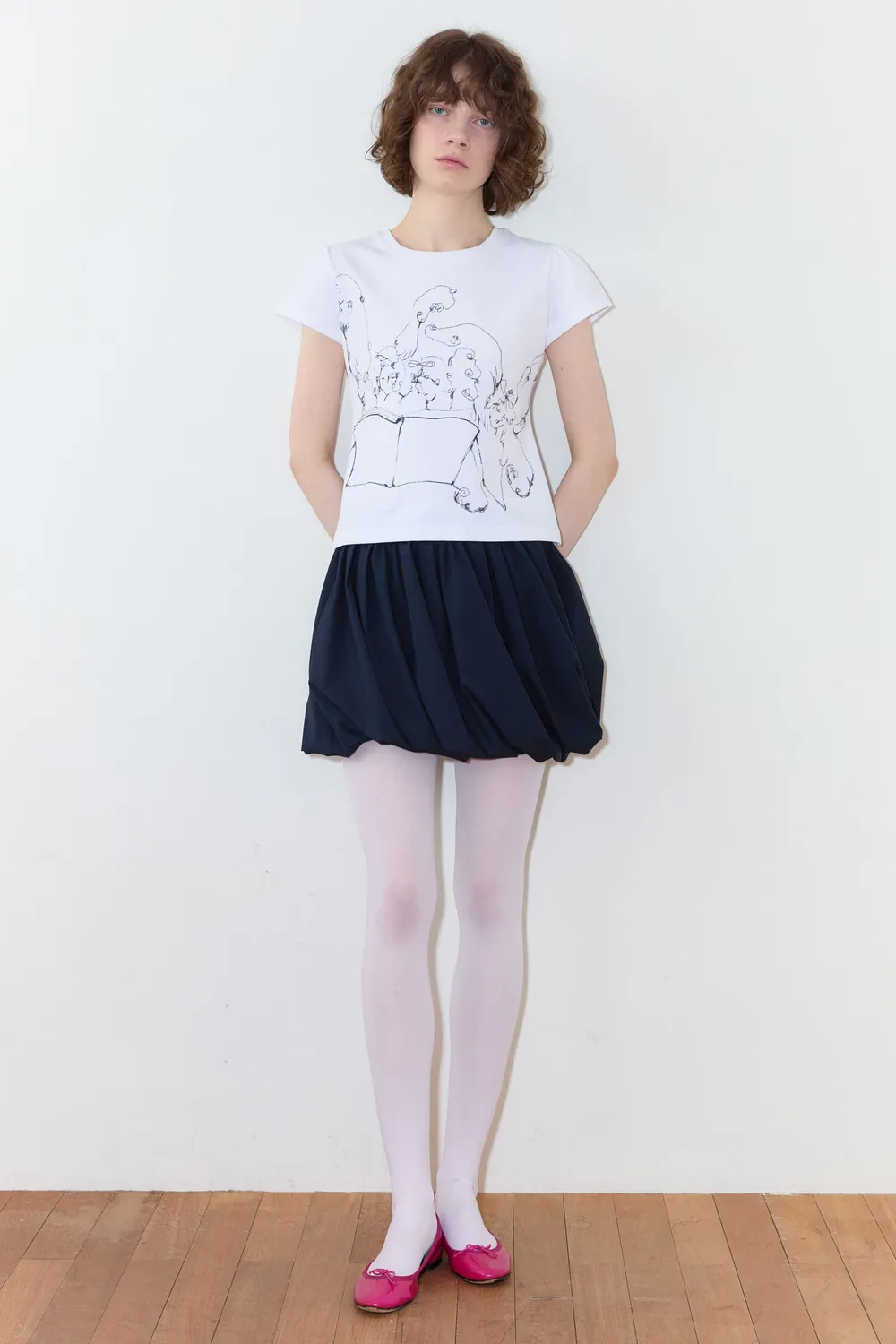 Angel Puff T-Shirt (White) - 감도 깊은 취향 셀렉트샵 29CM