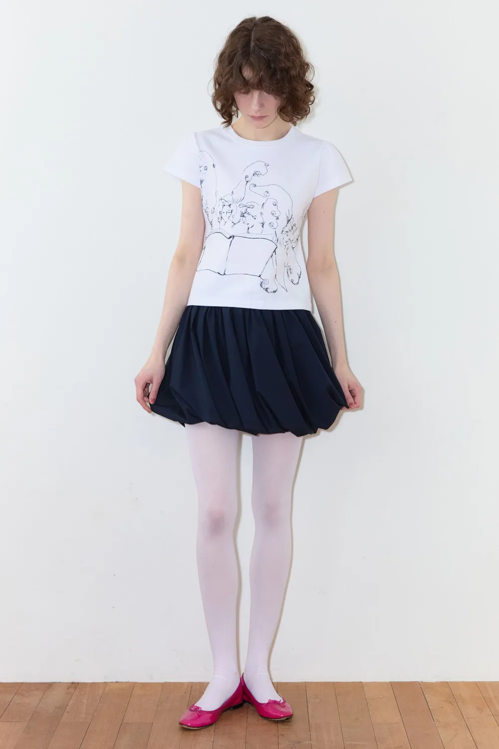 Angel Puff T-Shirt (White) - 감도 깊은 취향 셀렉트샵 29CM