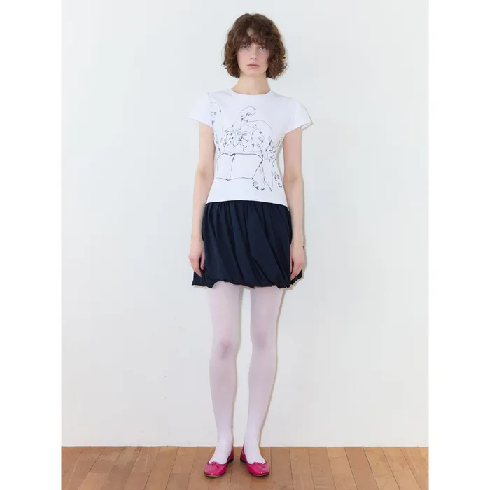 Angel Puff T-Shirt (White) - 감도 깊은 취향 셀렉트샵 29CM