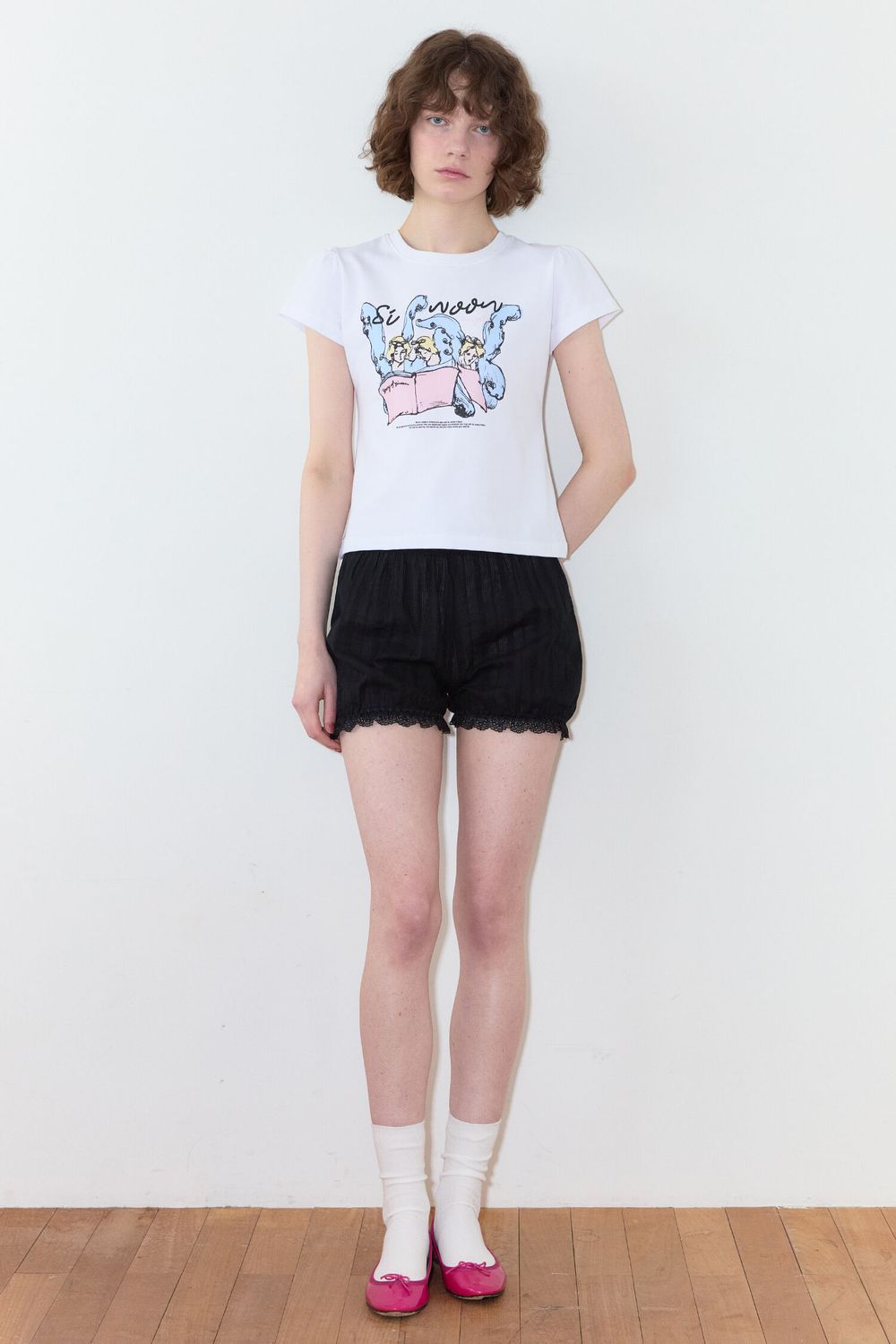Sinoon Angel Puff T-Shirt (White) - 감도 깊은 취향 셀렉트샵 29CM
