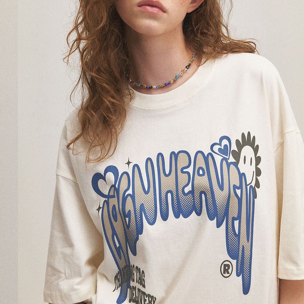 HEAVEN CREW 반팔티 크림 - 감도 깊은 취향 셀렉트샵 29CM