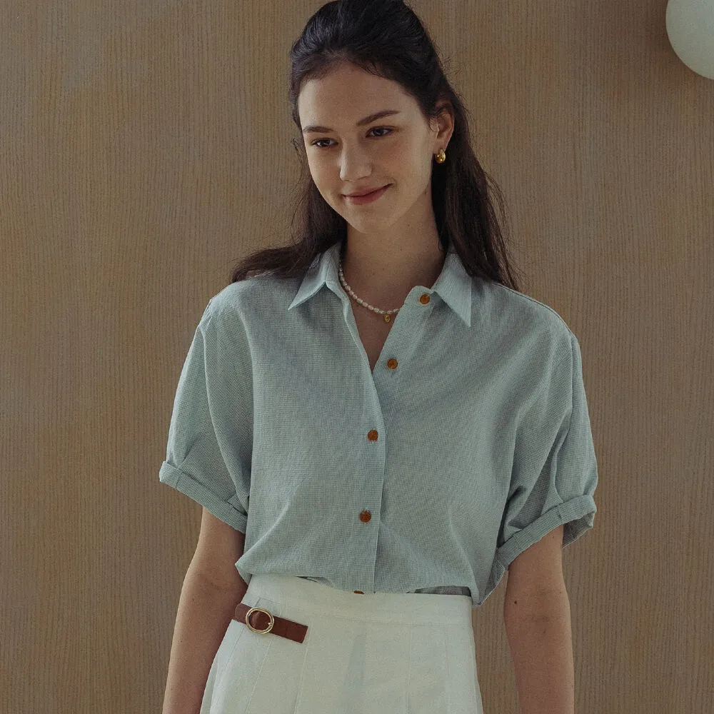 [3일단독/추가쿠폰]Ann button point shirt_Mint - 감도 깊은 취향 셀렉트샵 29CM