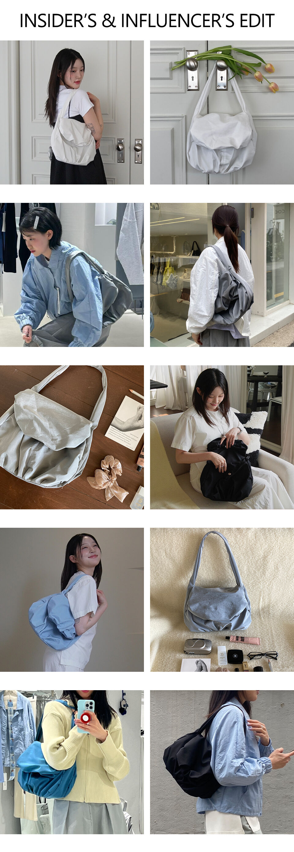 [29CM 단독] Blooming Hobo Bag_Black - 감도 깊은 취향 셀렉트샵 29CM