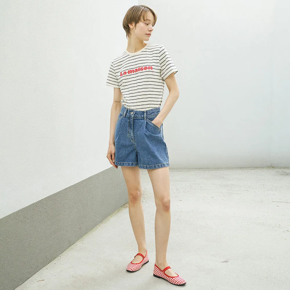 밴딩 데님 쇼츠 OJ4ML5370 - 감도 깊은 취향 셀렉트샵 29CM