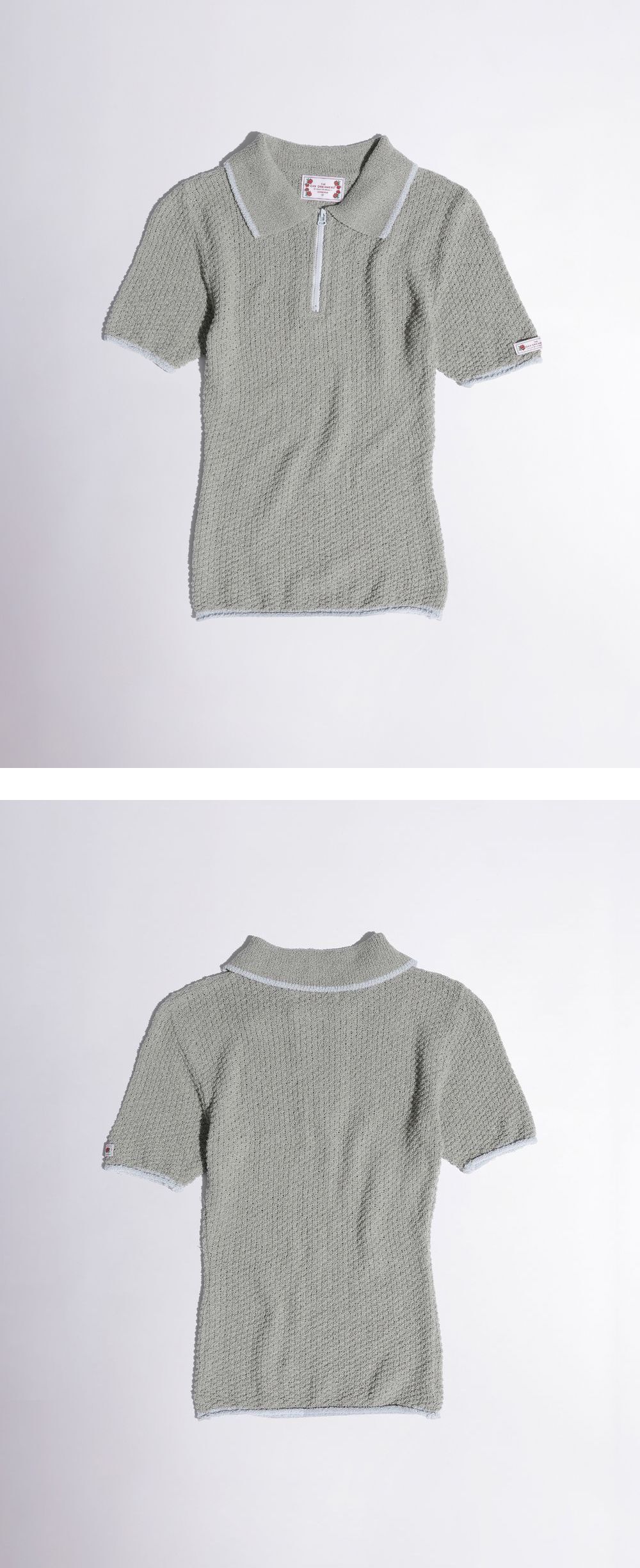 Geek Boucle Collared Top Gray - 감도 깊은 취향 셀렉트샵 29CM