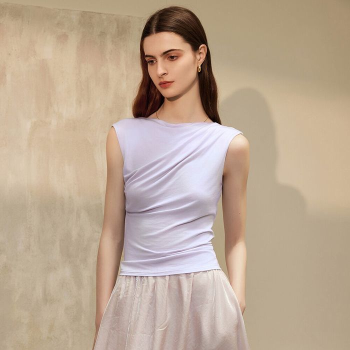 YY_Slim pleated sleeveless top - 감도 깊은 취향 셀렉트샵 29CM