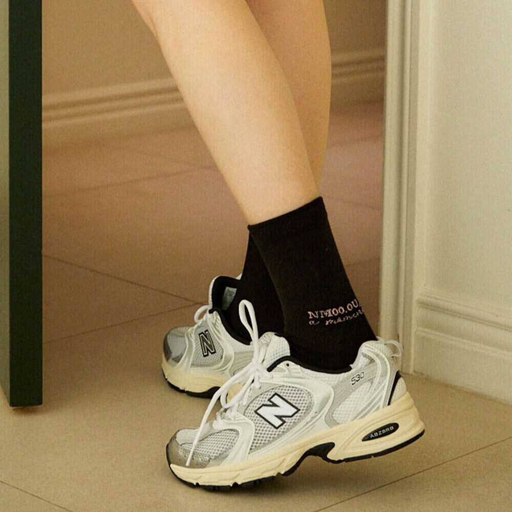 S36_NMOU MUJI SOCKS_black - 감도 깊은 취향 셀렉트샵 29CM