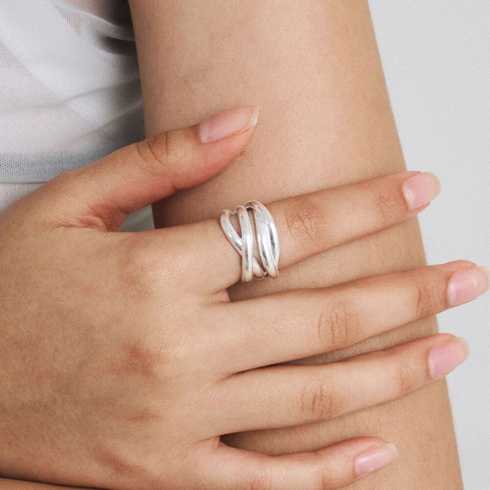 [Silver 925] WAV403 Wave Sillhouette Ring - 감도 깊은 취향 셀렉트샵 29CM