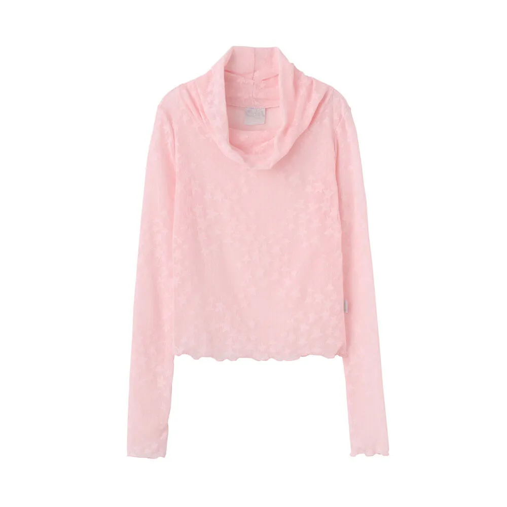 Star Shirring Turtleneck Baby Pink - 감도 깊은 취향 셀렉트샵 29CM