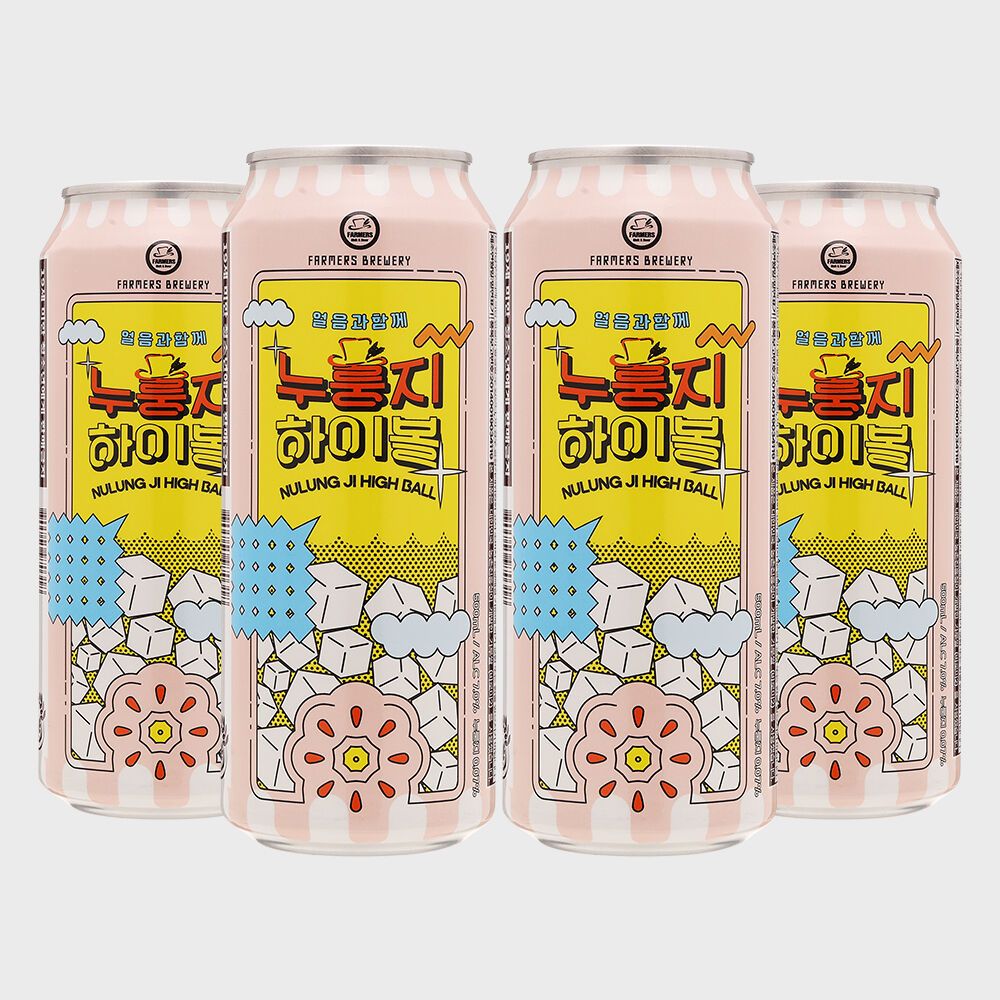 파머스맥주 누룽지 하이볼 7도 500ml x 4병 수제맥주 - 감도 깊은 취향 셀렉트샵 29CM