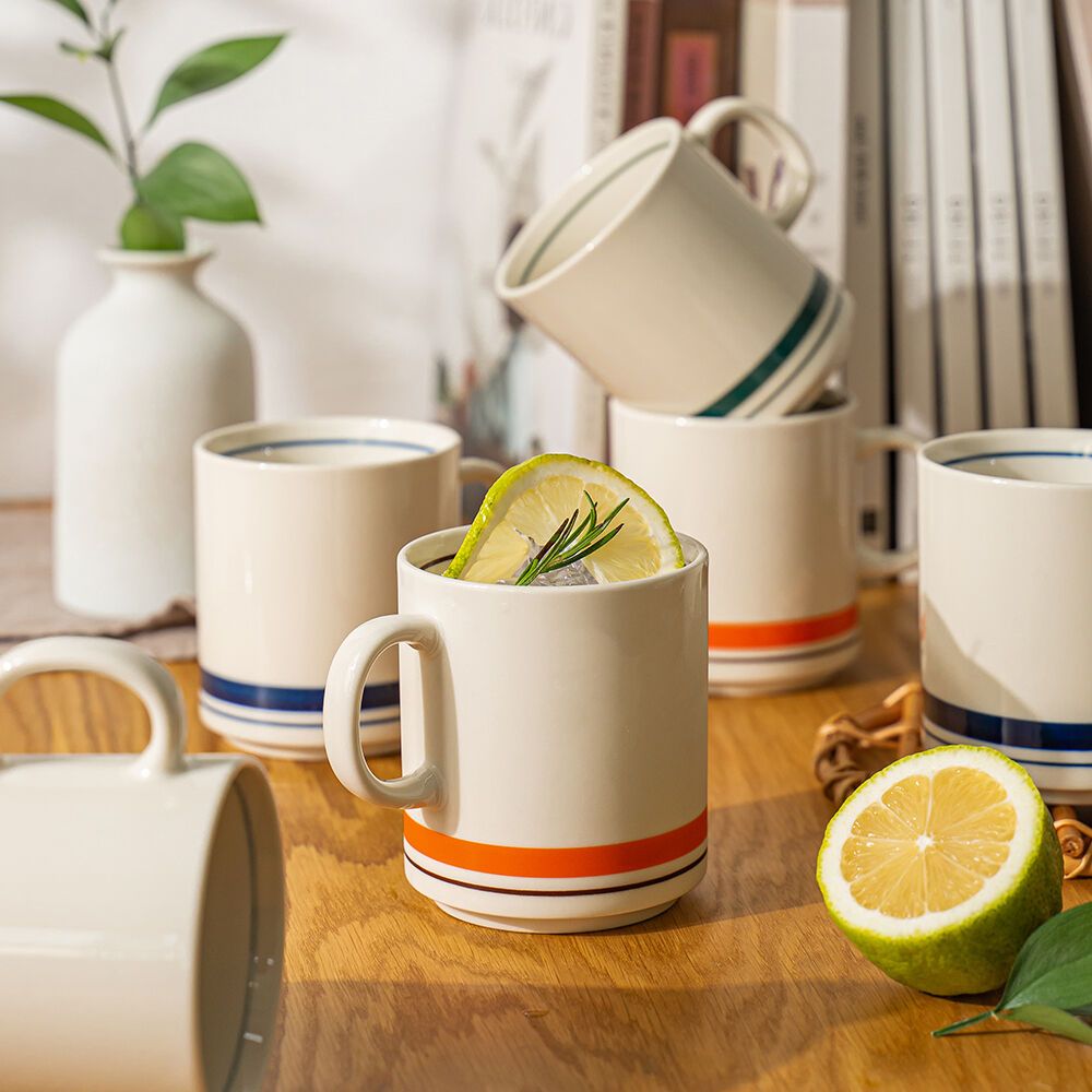 [카네수즈] 데일리 라인 일자 머그컵 350ml - 감도 깊은 취향 셀렉트샵 29CM