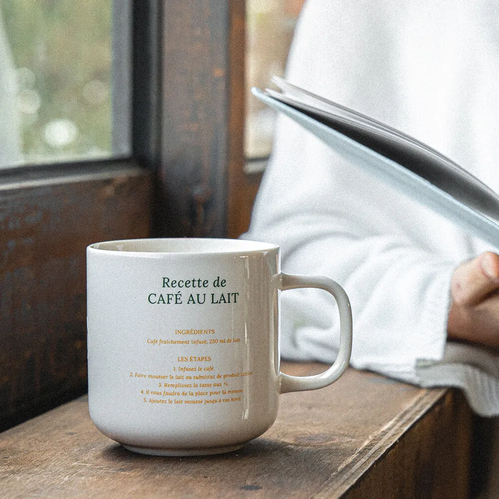 [라세라미끄] 레시피 레터링 머그컵 380ml - 감도 깊은 취향 셀렉트샵 29CM