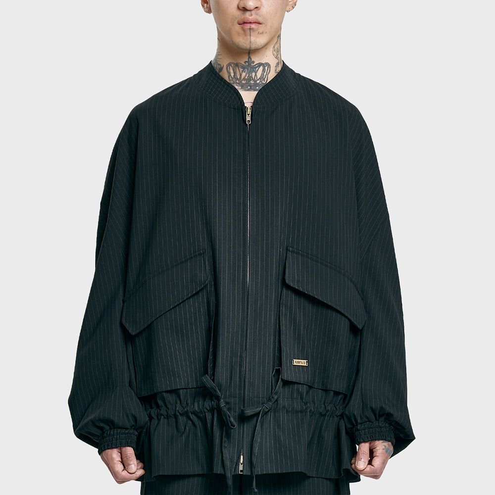 Stripe String Jacket [BLACK] - 감도 깊은 취향 셀렉트샵 29CM