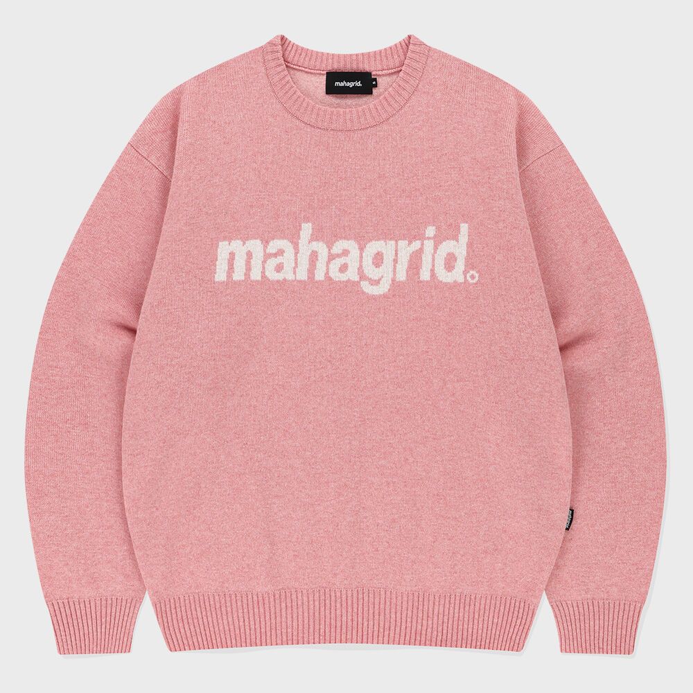 BASIC LOGO KNIT SWEATER PINK(MG2EFMK620A) - 감도 깊은 취향 셀렉트샵 29CM