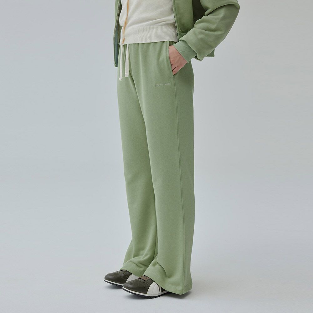 [24FW] 우먼 세미부츠컷 스웻 팬츠 세이지 그린 - 감도 깊은 취향 셀렉트샵 29CM