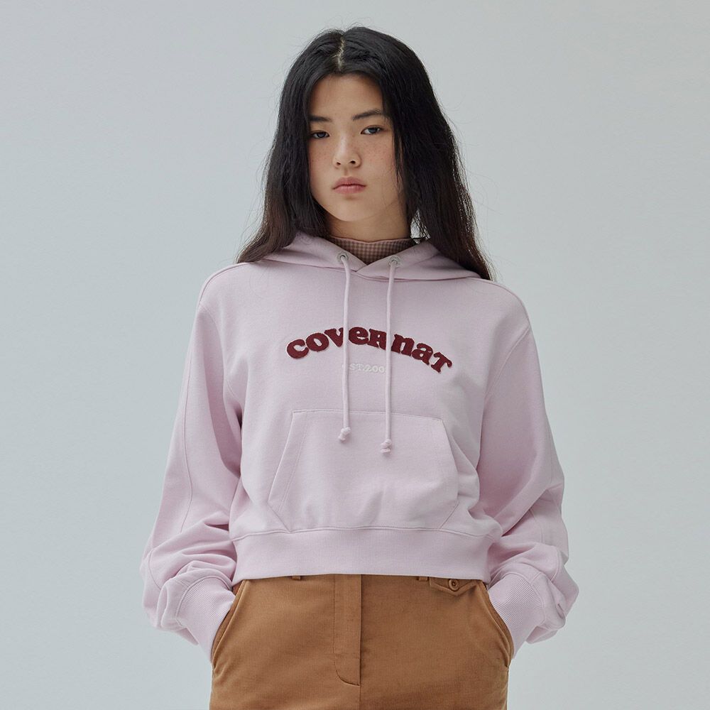 [24FW] 우먼 쿠퍼 로고 후디 - 라이트 핑크 - 감도 깊은 취향 셀렉트샵 29CM