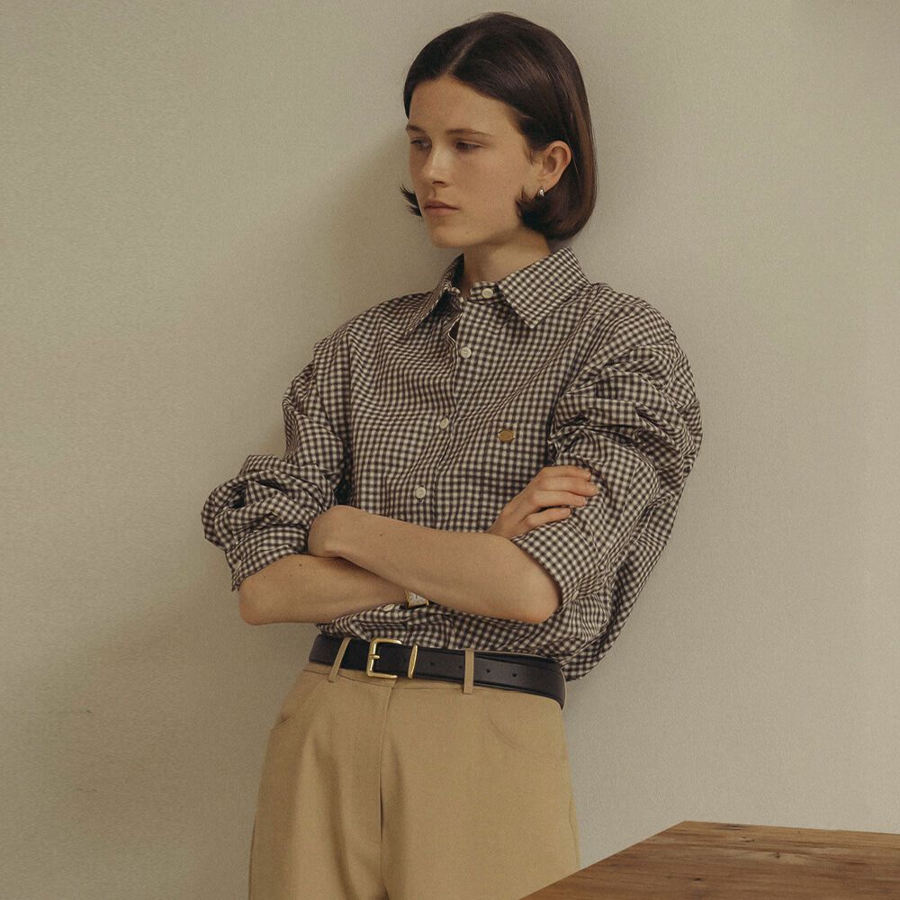 Chestnut check shirt_Brown - 감도 깊은 취향 셀렉트샵 29CM