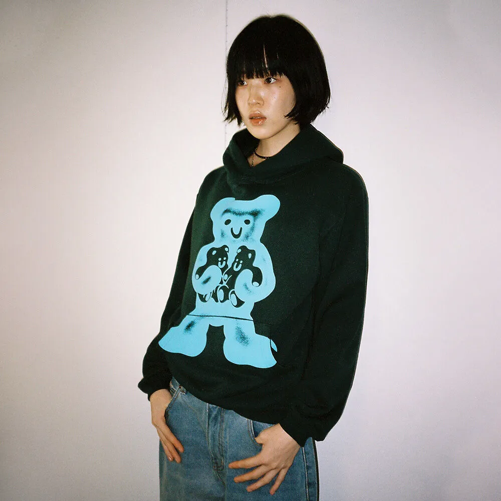 3 GUMMY BEARS HOODIE_GREEN(NG2EFUM409A) - 감도 깊은 취향 셀렉트샵 29CM