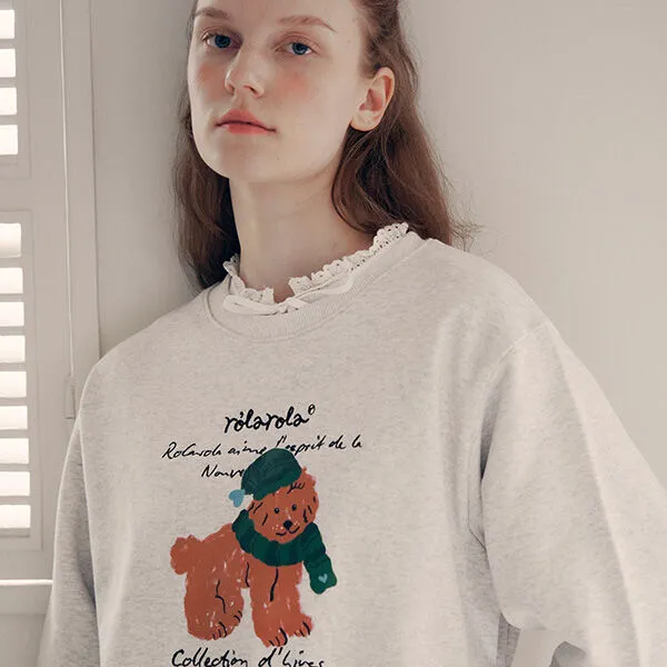 ROLA BEANIE PUPPY SWEATSHIRT GRAY - 감도 깊은 취향 셀렉트샵 29CM