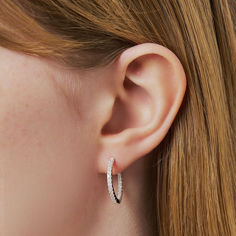 [silver925] radiant cubic earring - 감도 깊은 취향 셀렉트샵 29CM