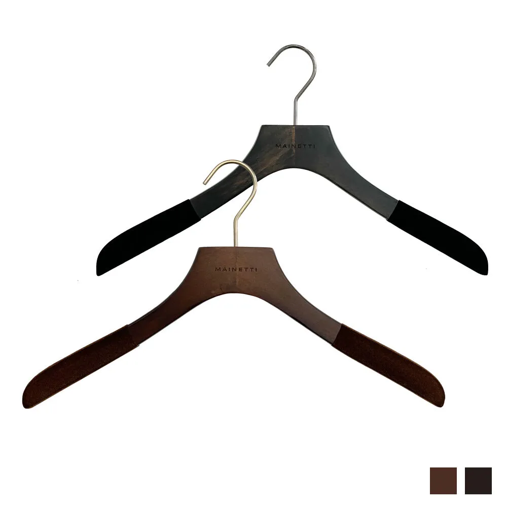 메이네티 럭셔리 벨벳 원목 상의 옷걸이 1P (2 color) - 감도 깊은 취향 셀렉트샵 29CM