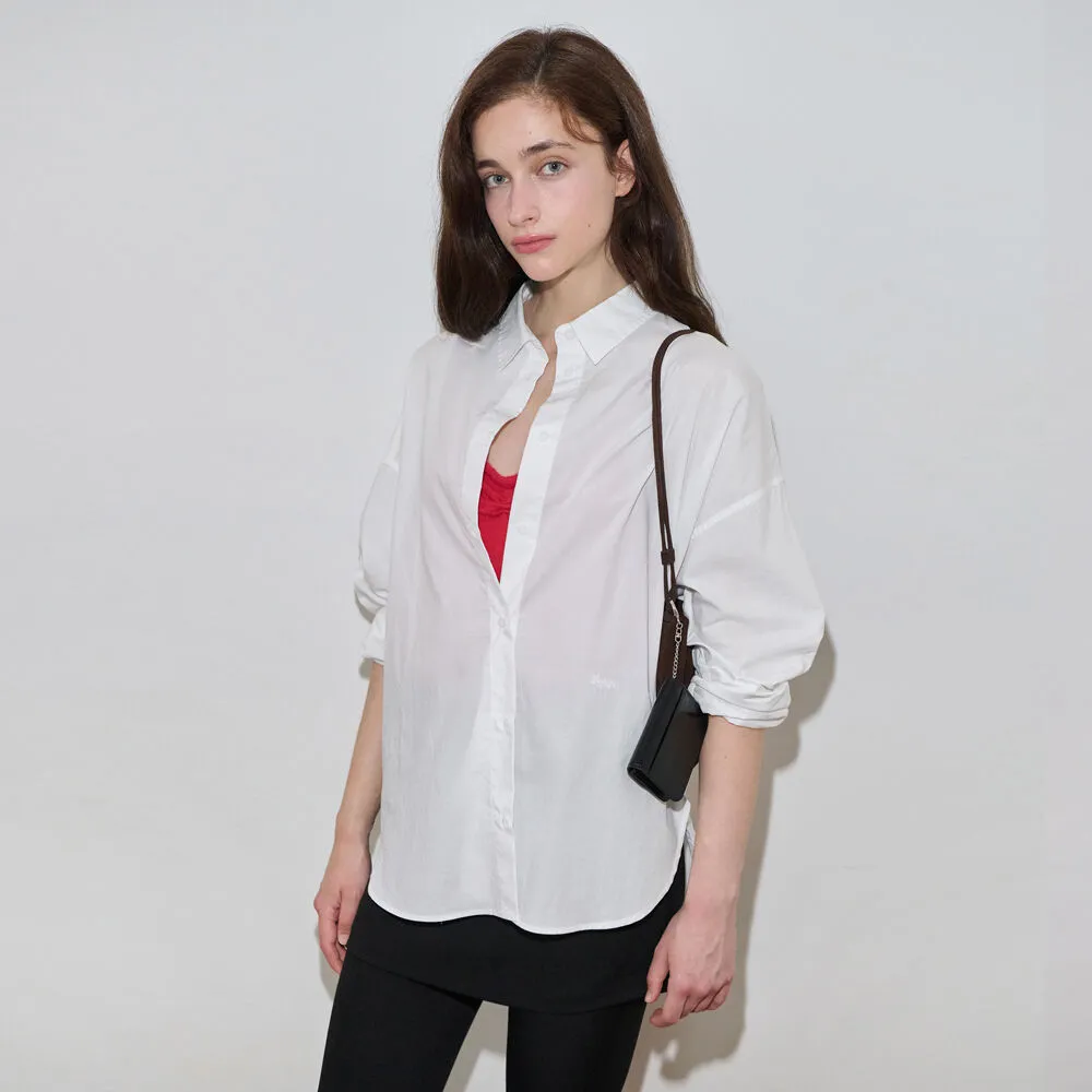 Basic Over Fit Shirt (White) - 감도 깊은 취향 셀렉트샵 29CM