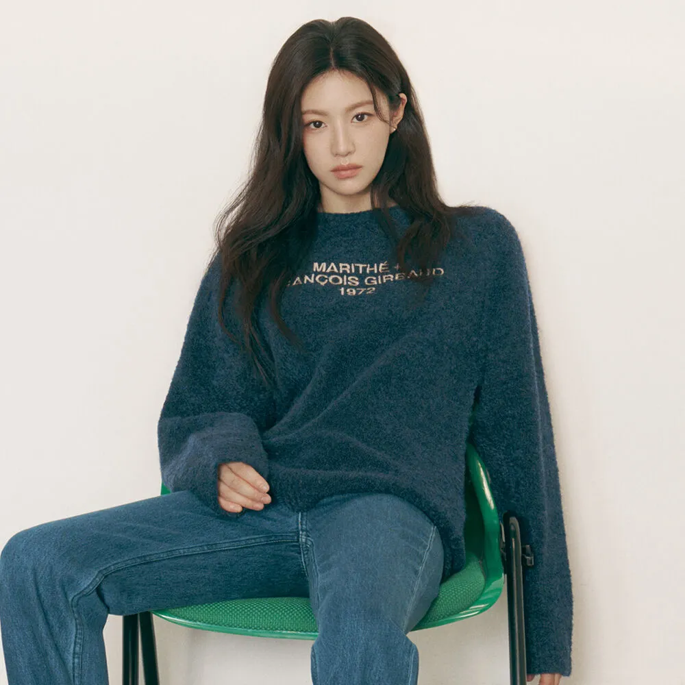 UNI LOGO SWEATER navy - 감도 깊은 취향 셀렉트샵 29CM