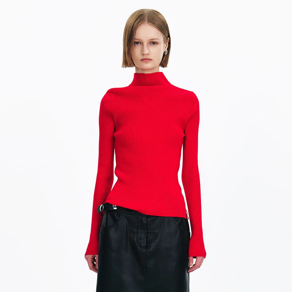 V Turtle Neck Knit (Red) - 감도 깊은 취향 셀렉트샵 29CM