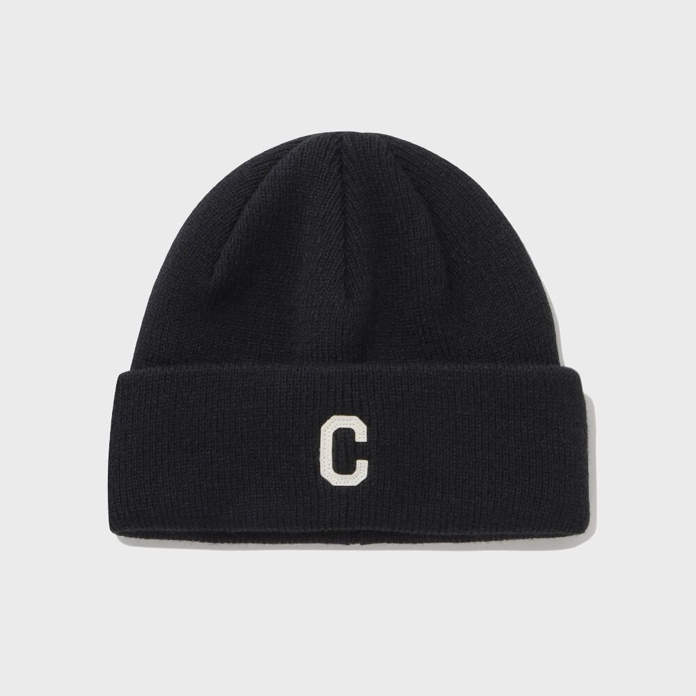 [24FW] C 로고 베이직 아크릴 비니 - 블랙 - 감도 깊은 취향 셀렉트샵 29CM