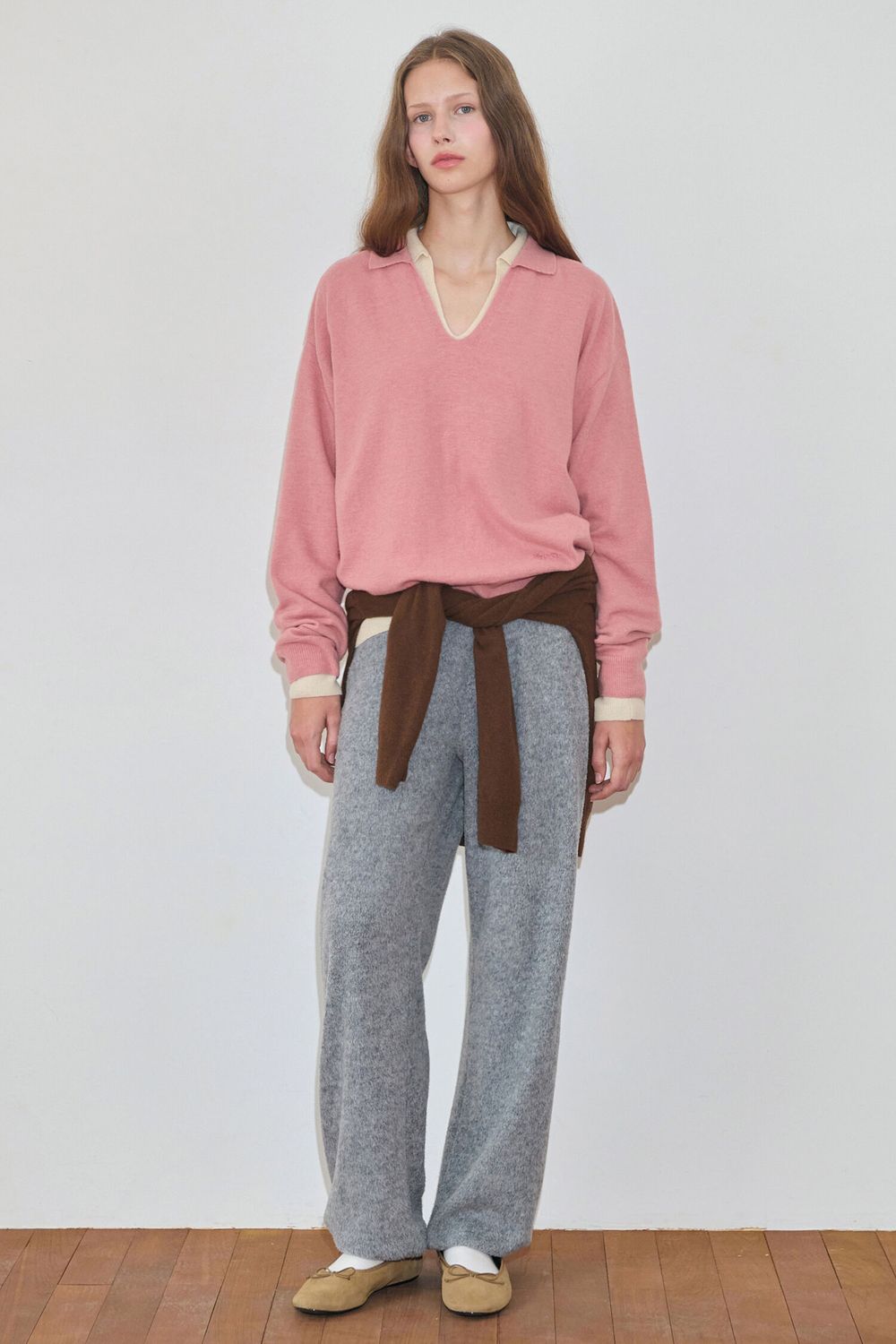 Sinoon Logo Collar Knit (Pink) - 감도 깊은 취향 셀렉트샵 29CM