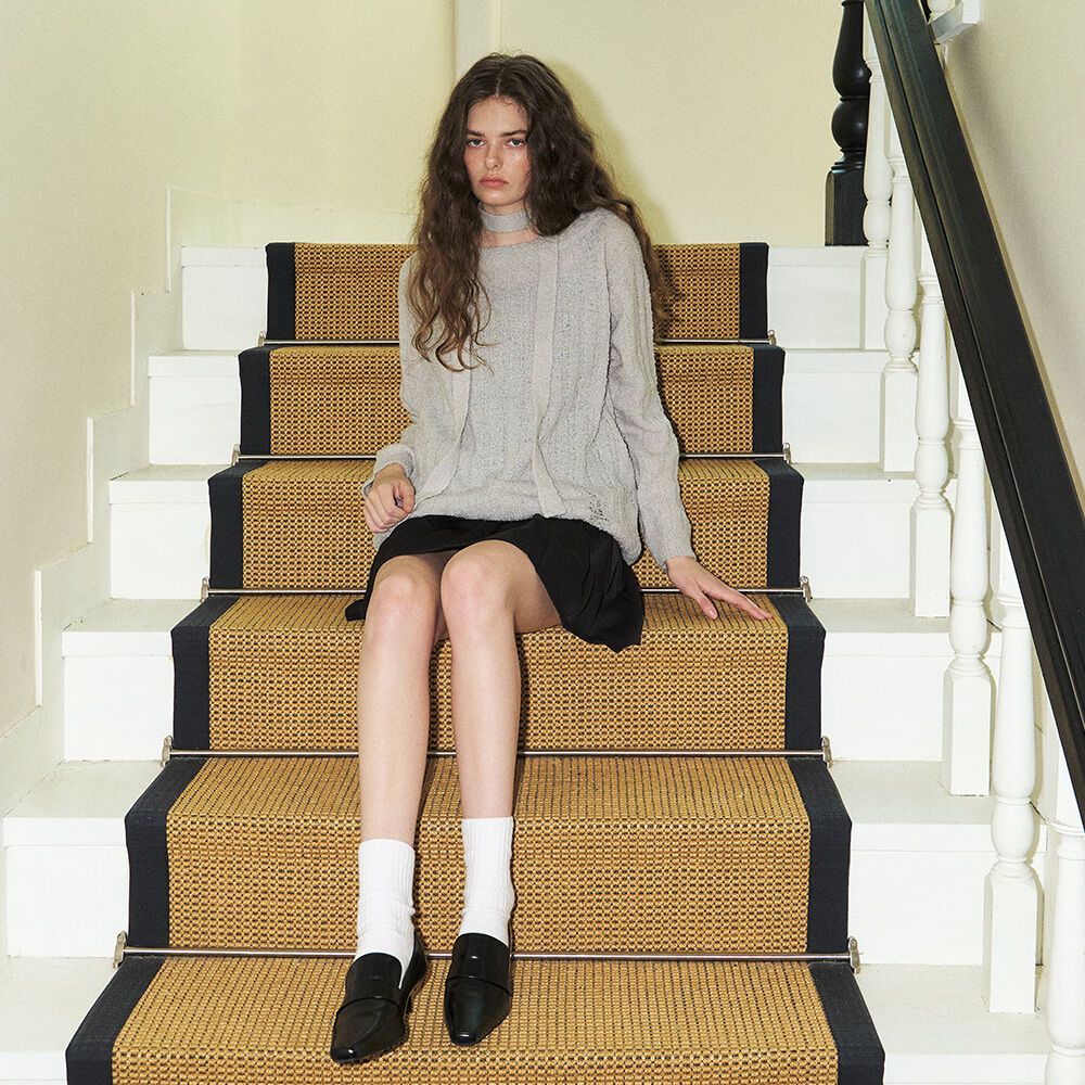 Damaged Boucle Scarf Knit, Light Grey - 감도 깊은 취향 셀렉트샵 29CM