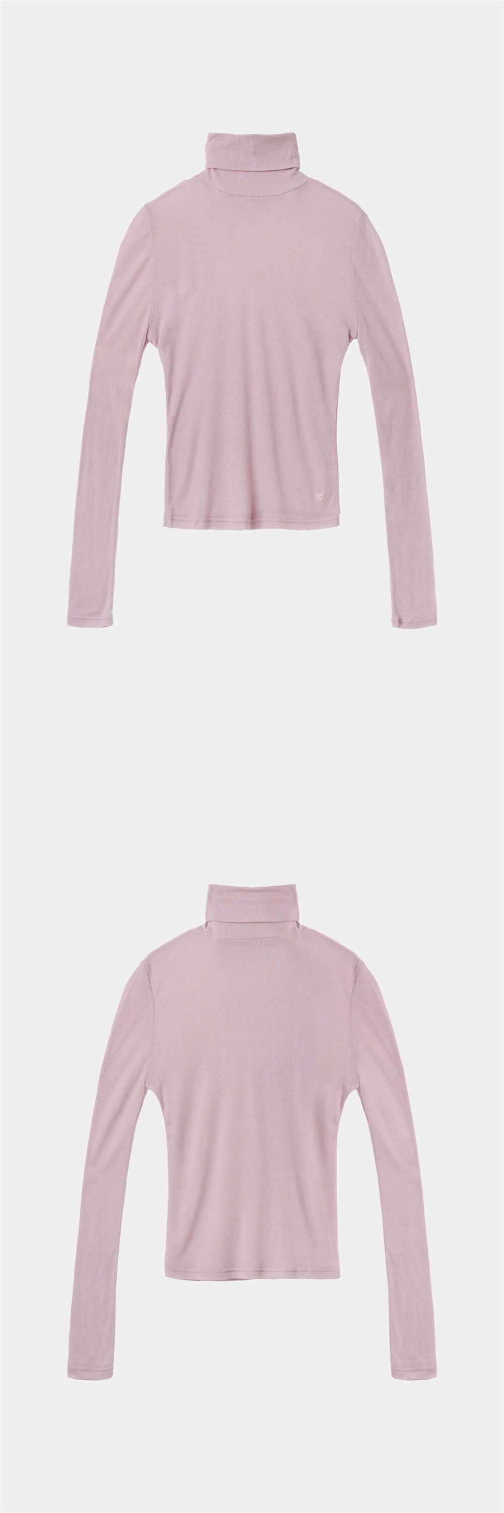 Basic Turtle Neck Top_Pink - 감도 깊은 취향 셀렉트샵 29CM