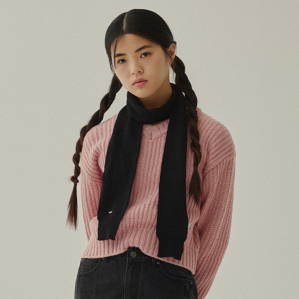 [24FW] 우먼 멀티얀 브이넥 니트 라이트 핑크 - 감도 깊은 취향 셀렉트샵 29CM