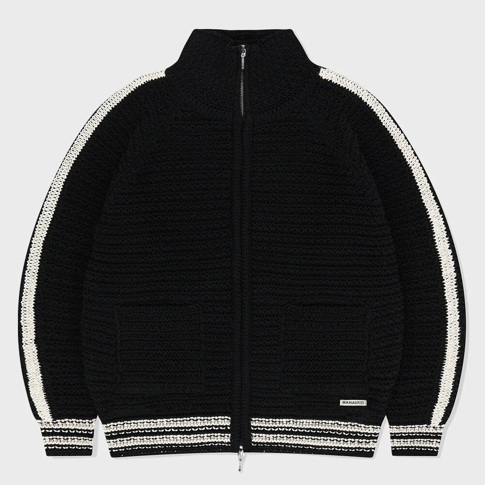 TRACK KNIT ZIP-UP BLACK(MG2EFMK691A) - 감도 깊은 취향 셀렉트샵 29CM