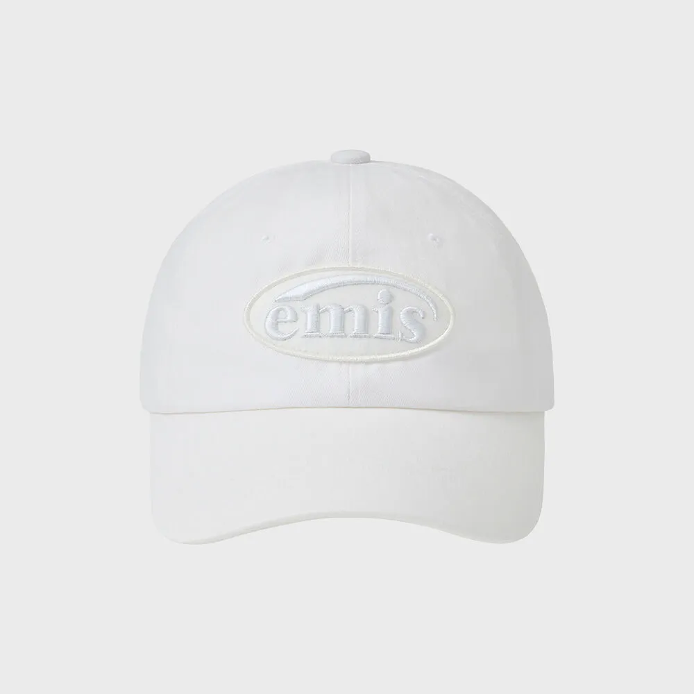 TONE ON TONE WAPPEN BALL CAP-WHITE - 감도 깊은 취향 셀렉트샵 29CM