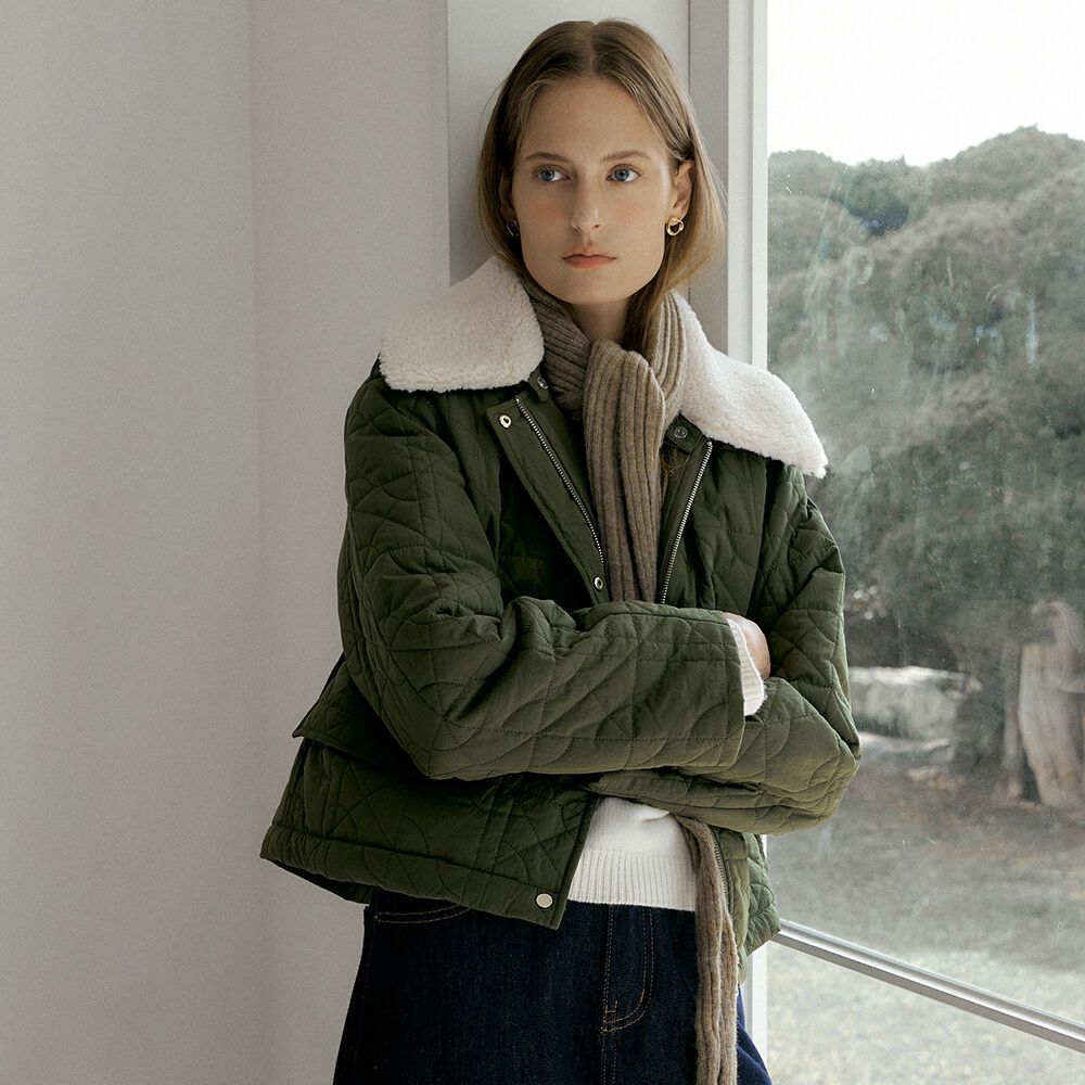 Fake wool shearing quilting jumper (2color) - 감도 깊은 취향 셀렉트샵 29CM