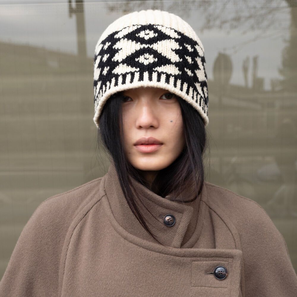 JACQUARD BUCKET BEANIE_IVORY_LW244AC01IV - 감도 깊은 취향 셀렉트샵 29CM