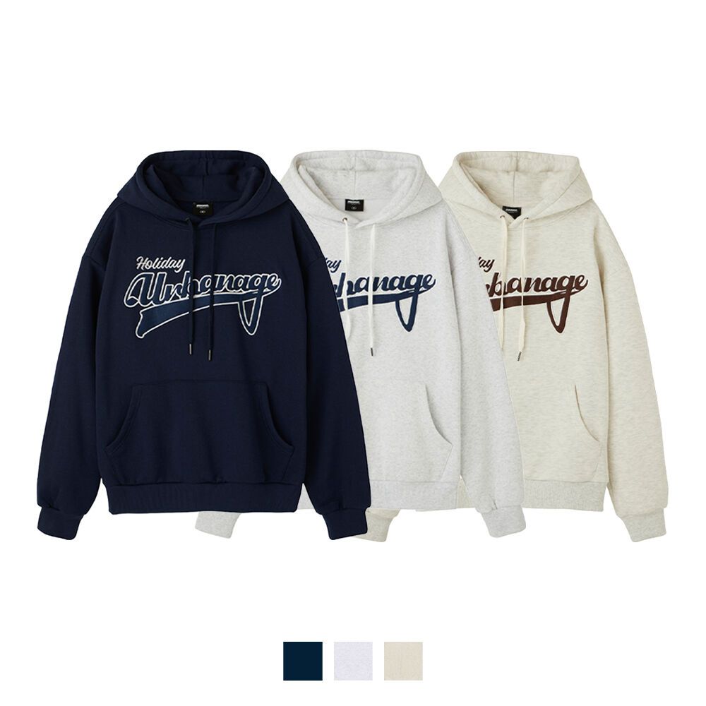 [2PACK] Holiday 어반에이지 오버 기모 후드 (3COLOR) - 감도 깊은 취향 셀렉트샵 29CM