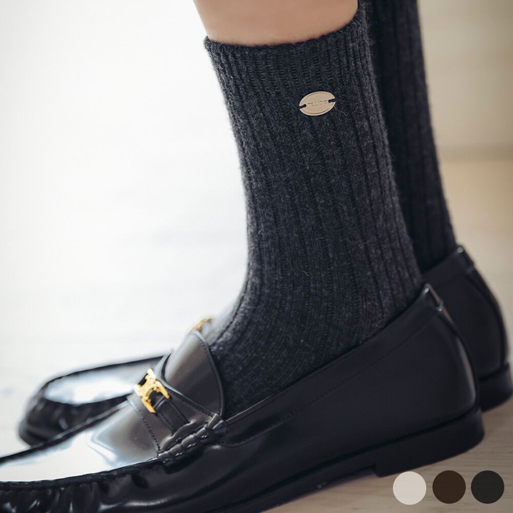 TID Wool logo point socks[3color] - 감도 깊은 취향 셀렉트샵 29CM