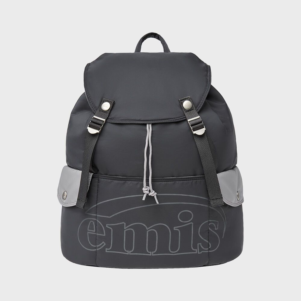 OUT LINE LOGO BACKPACK-DARK GRAY - 감도 깊은 취향 셀렉트샵 29CM