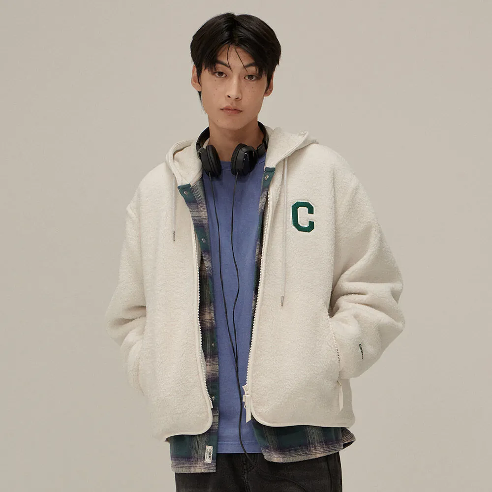 [24FW] C 로고 카라리스 쉐르파 자켓 - 아이보리 - 감도 깊은 취향 셀렉트샵 29CM