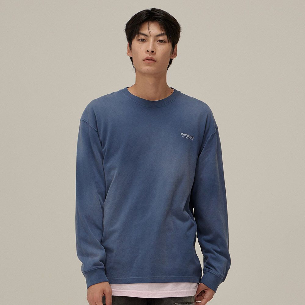 [24FW] 어센틱 다잉 롱슬리브 - 블루 - 감도 깊은 취향 셀렉트샵 29CM