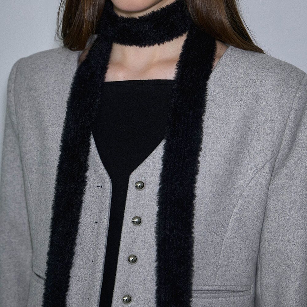 Basic Slim Muffler [Black] - 감도 깊은 취향 셀렉트샵 29CM