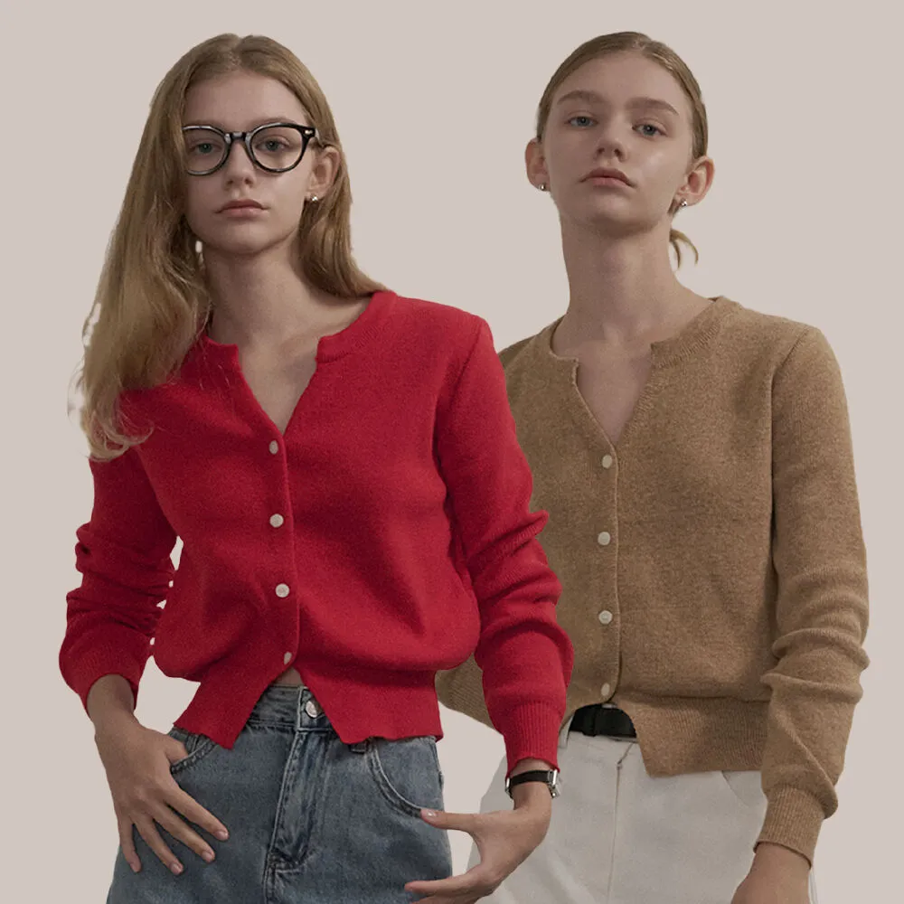 2PACK 슬릿 골지 니트 가디건 3color - 감도 깊은 취향 셀렉트샵 29CM